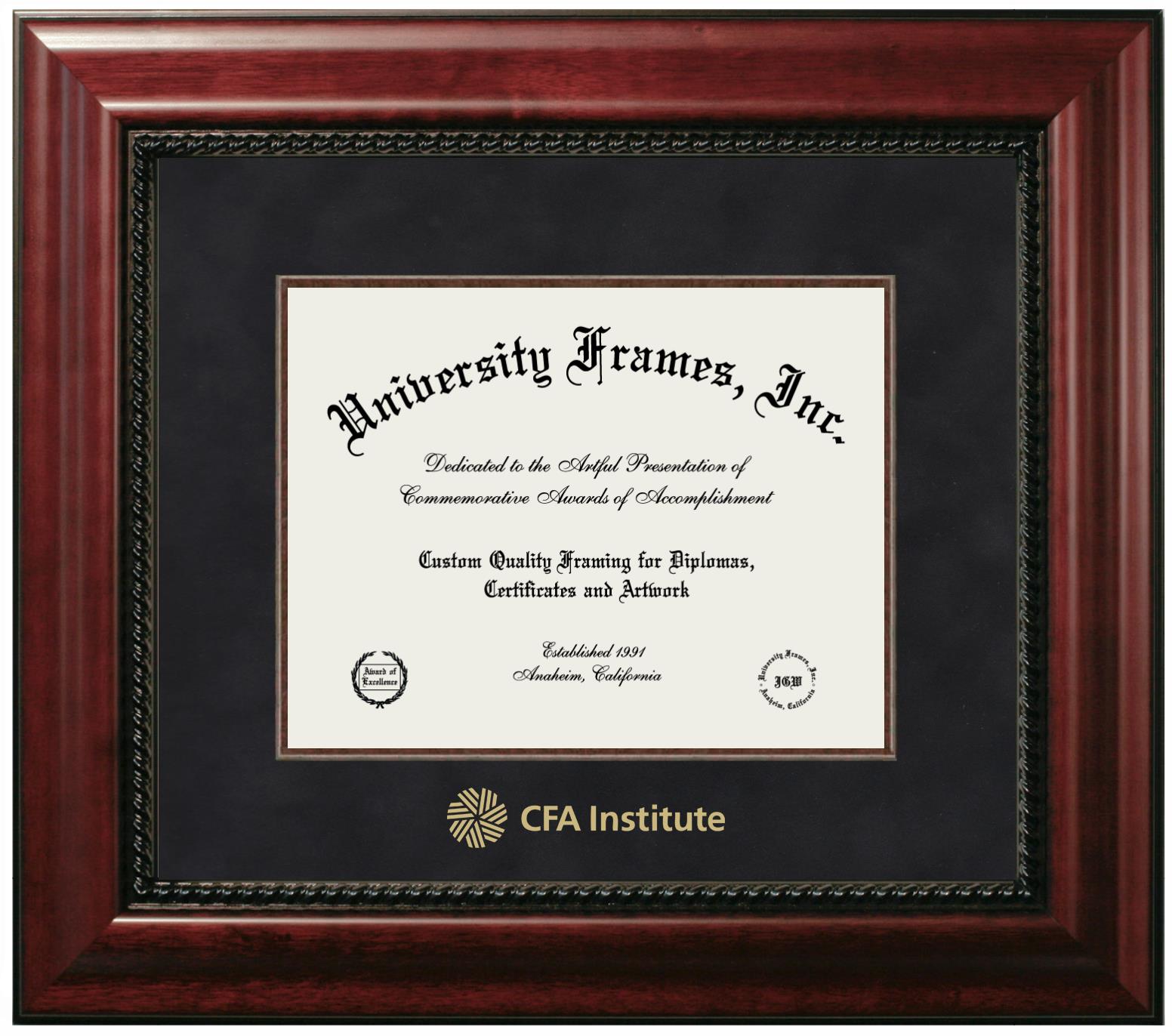 CFA Institute Diploma Frame | University Frames