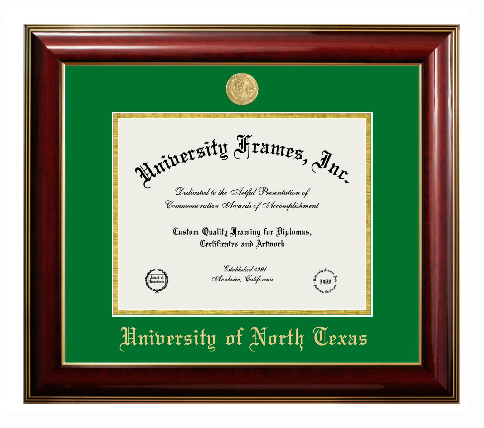 University of North Texas Diploma Frame | University Frames