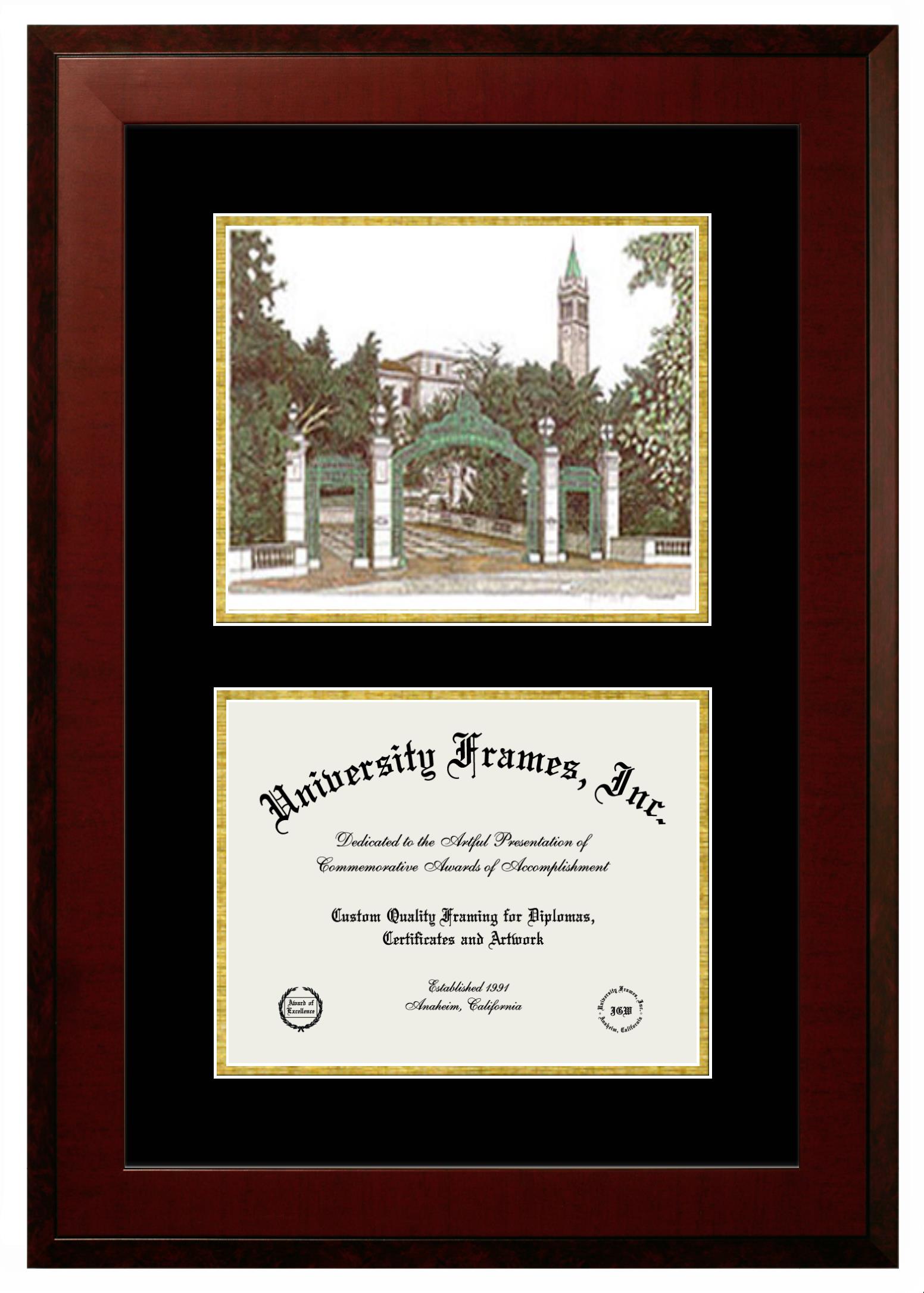 University of California Berkeley Diploma Frame | University Frames